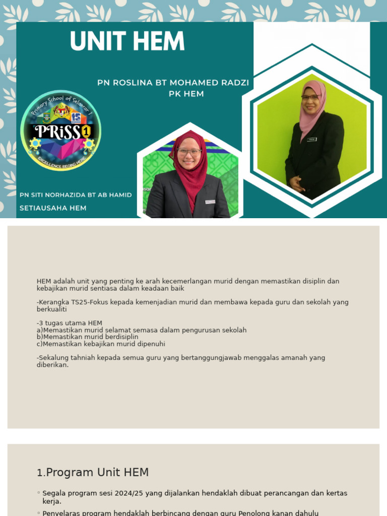 Mesyuarat Awal Tahun HEM 2024 BARU | PDF