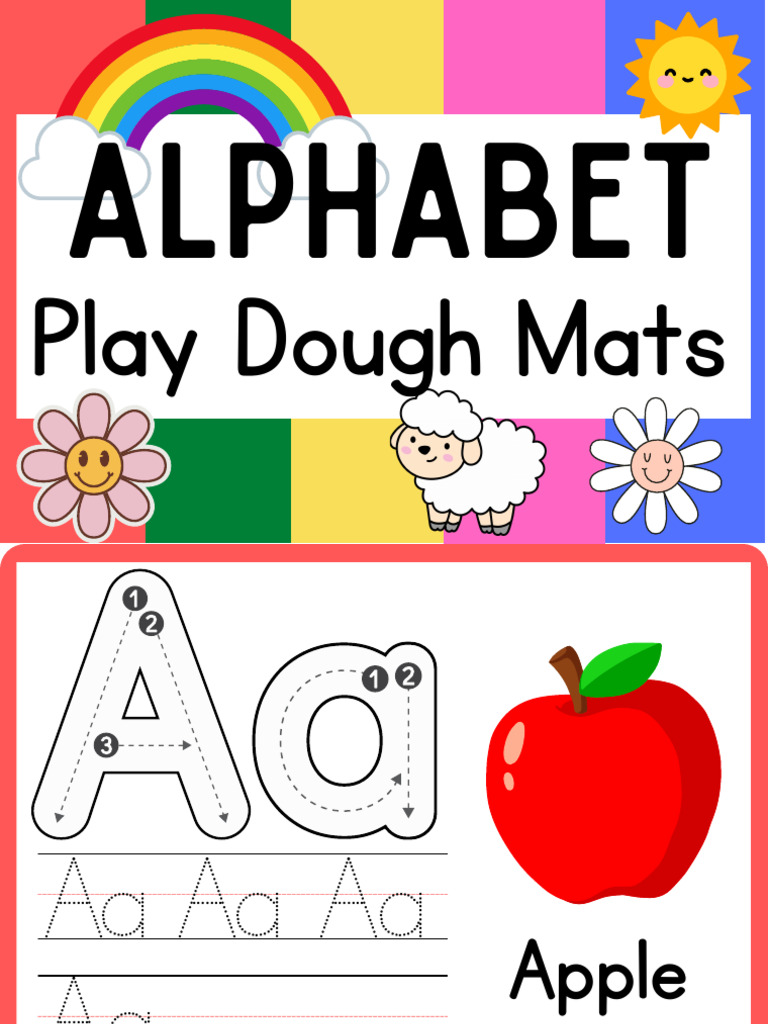 Alphabet Play Dough Mats Guide | PDF