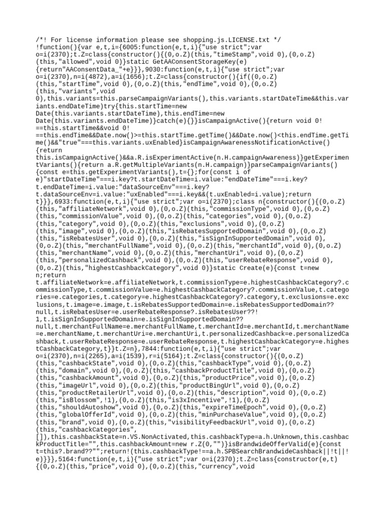 Developer Guide: Shopping.js Analysis | PDF | Constructor (Object Oriented Programming ...