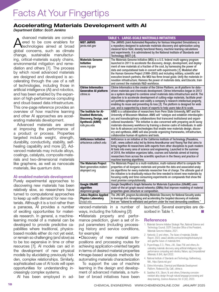 Accelerating Materials Development with AI | PDF | Artificial Intelligence | Intelligence (AI ...