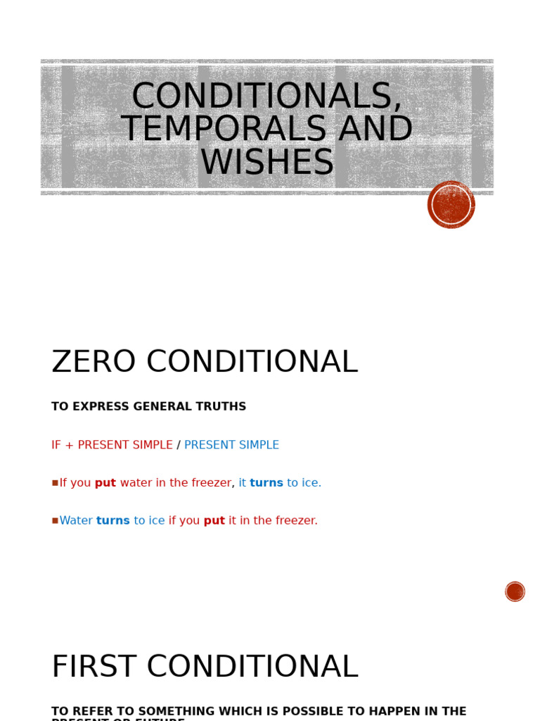 Conditionalsjon | PDF | Verb | Semantic Units