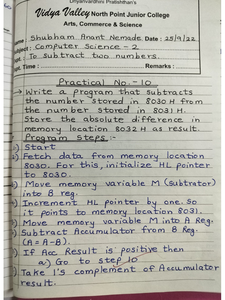 CS-2 Practical-10 | PDF