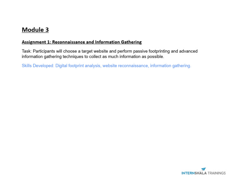 Module 03 Assignment | PDF