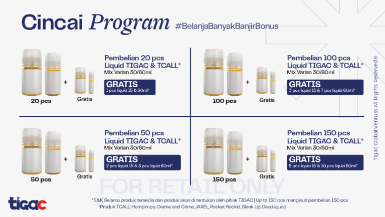 Tigac Retail Program - ExtraC - 2 | PDF