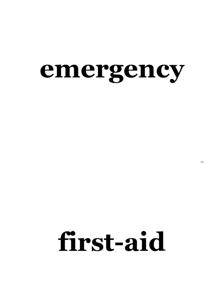 Emergency Preparedness Words | PDF