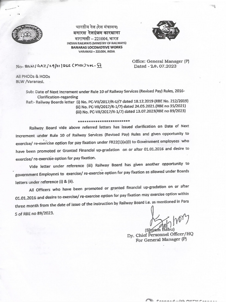 Increment Date Change | PDF