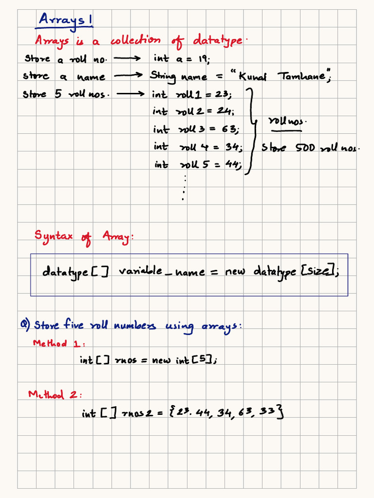 Arrays | PDF