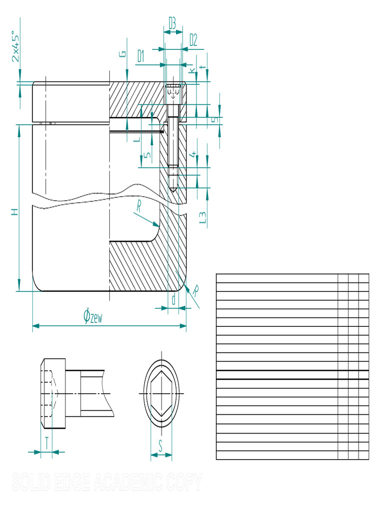 EG-CAD1_Exercise3_theme | PDF | Screw | Machining