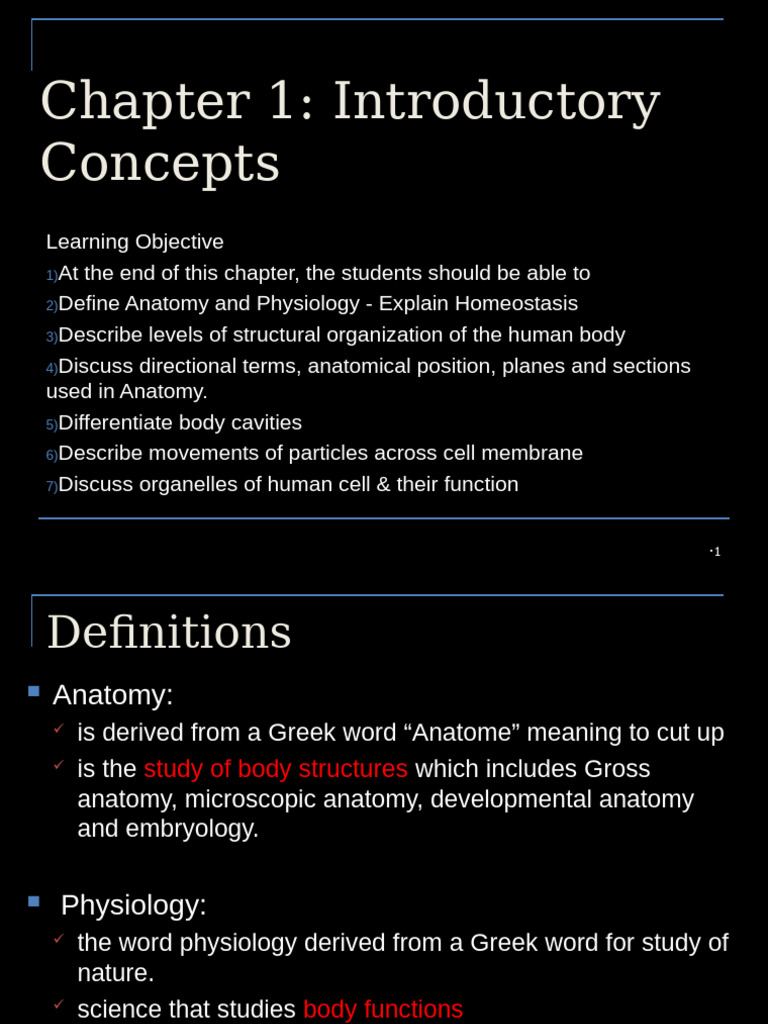 MB107 001 Introductory Concepts | PDF | Cell Membrane | Tissue (Biology)