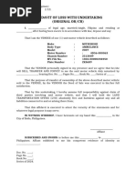 Vehicle Ownership Transfer Affidavit | PDF