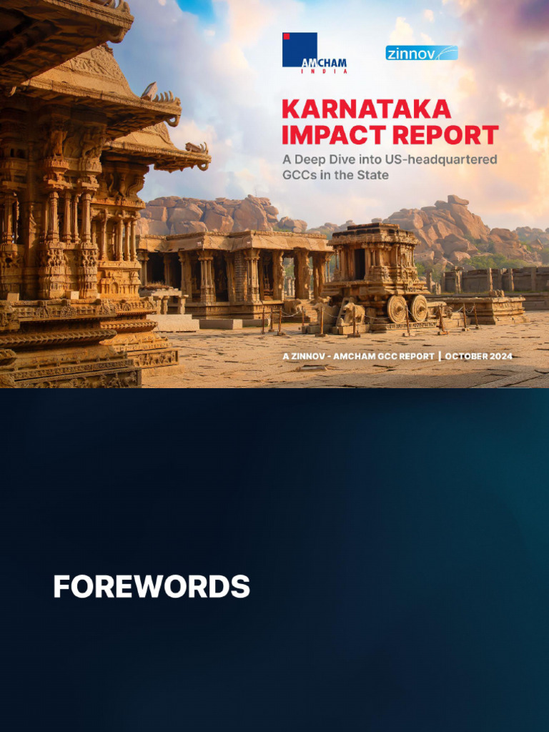 Zinnov Amcham Karnataka GCC Impact Report | PDF