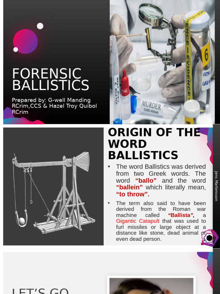 Forensic Ballistics 2024 2025 | PDF | Gun Barrel | Bullet