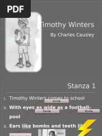 Analysis of "Timothy Winters" Poem | PDF