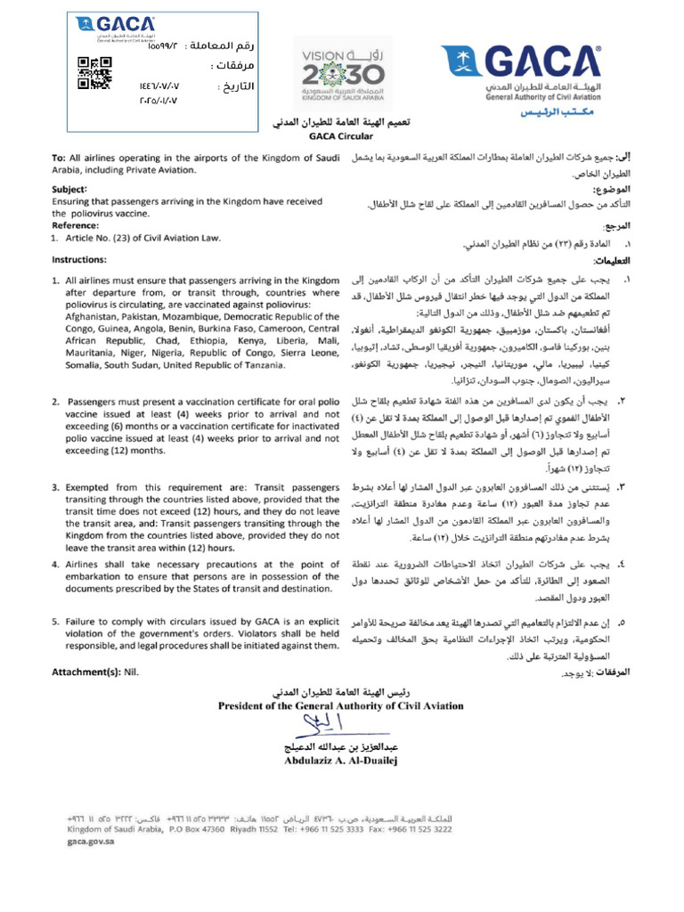 Gaca Circular 2025 | PDF