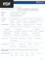 HDFC FATCA Self-Certification Form | PDF | Identity Document | Government