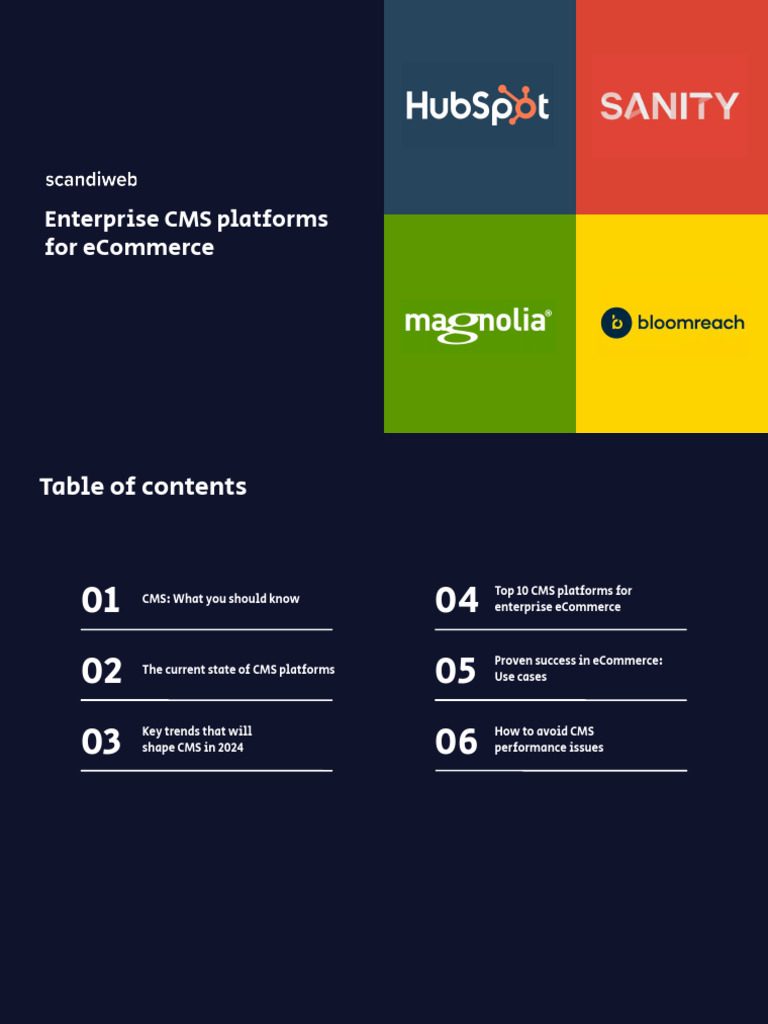 Enterprise CMS Platforms For Ecommerce | PDF | E Commerce | Computer Security