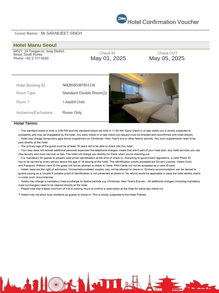 Hotel Stay Guidelines | PDF | Identity Document | Government And Personhood