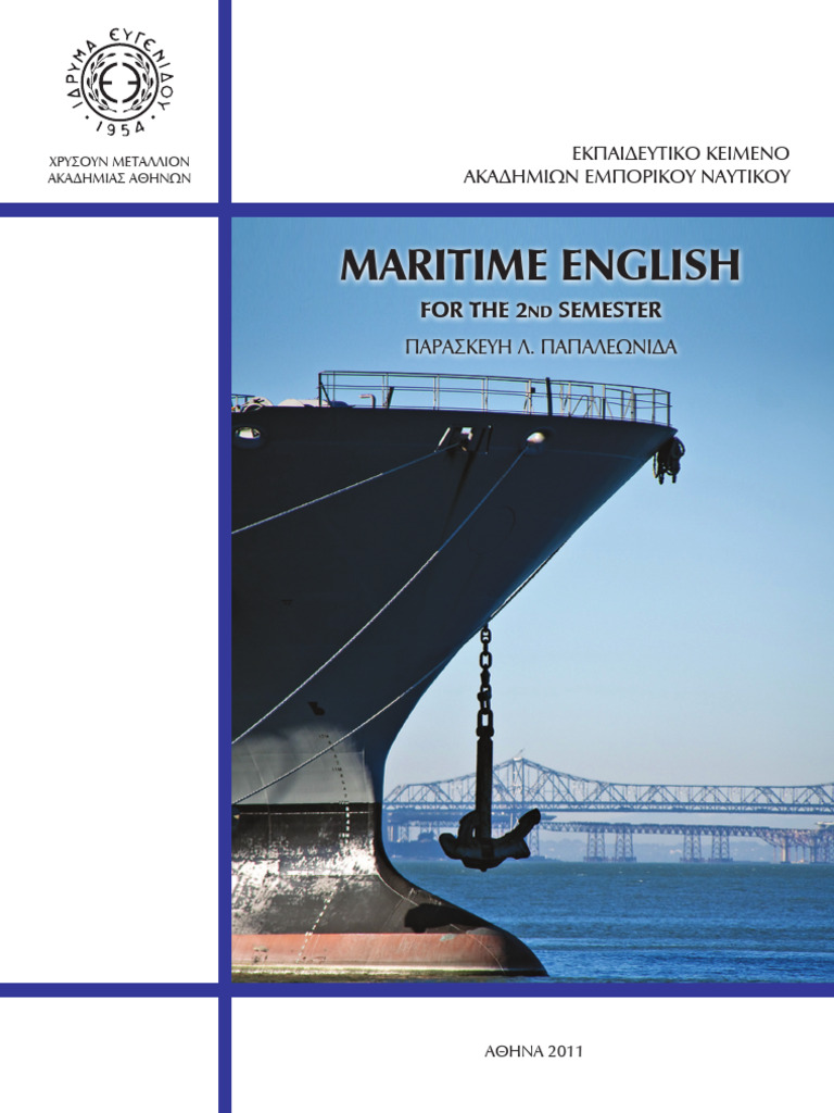 Maritime English 2nd Semester | PDF