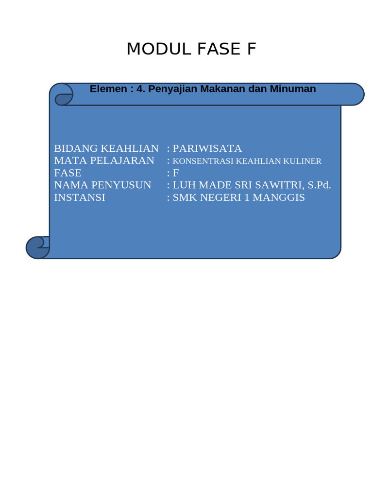 Alat Hidang dalam Pelayanan Makanan | PDF