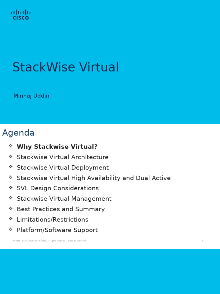 C9k StackWise Virtual | PDF | Computer Network | Network Switch