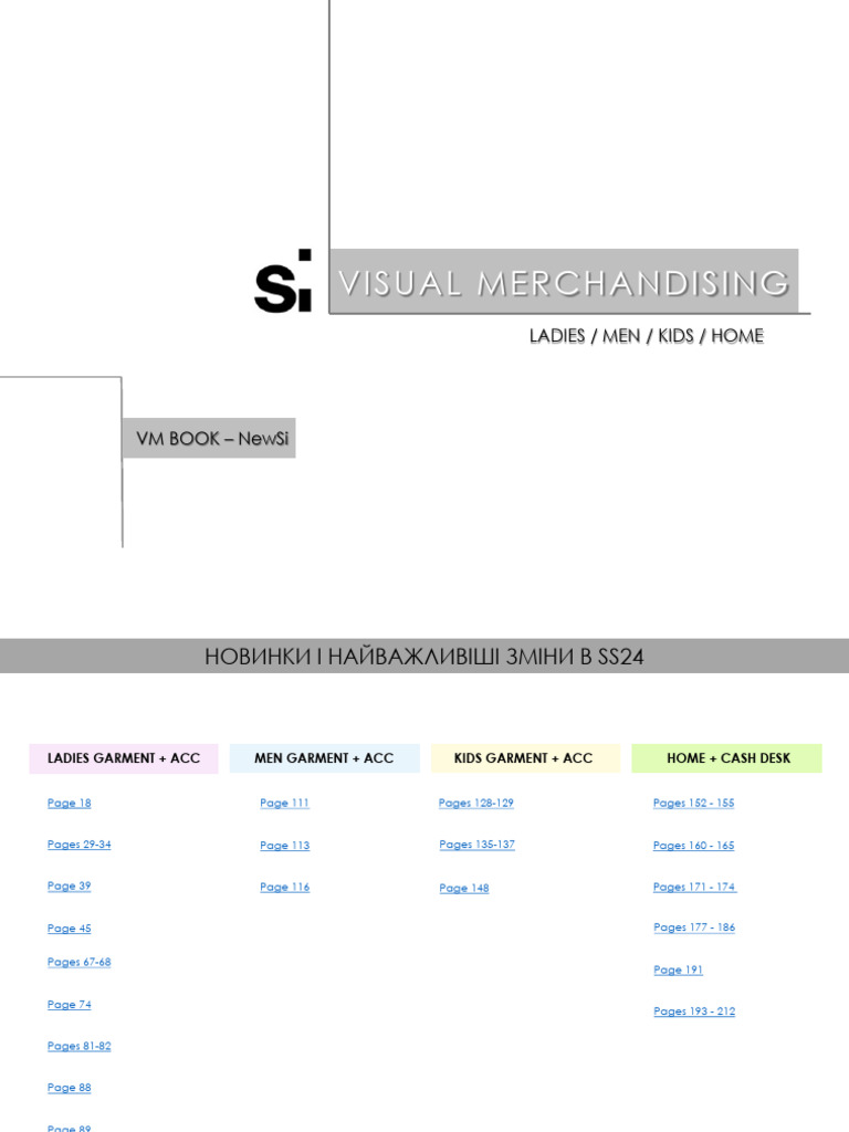 Sinsay VM Book Ss24 | PDF