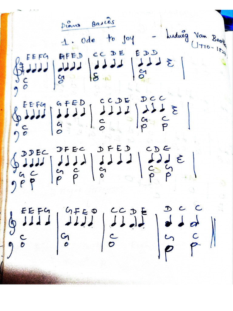 Music Basic Piano Lessons | PDF