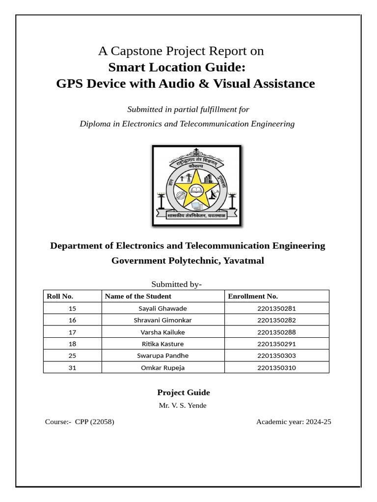 Capstone Project Report | PDF