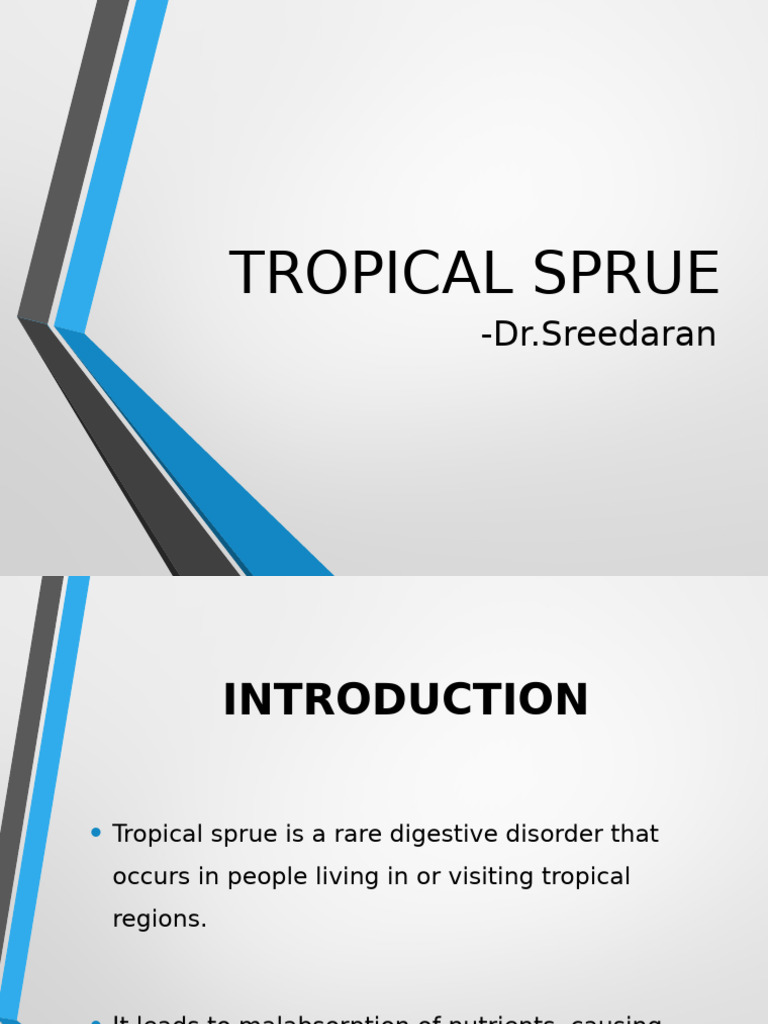 Overview of Tropical Sprue | PDF