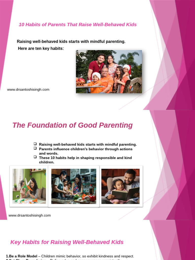 10 Habits of Parents That Raise Well-Behaved Kids (1) | PDF