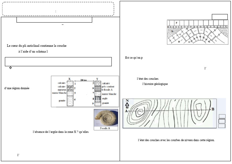 Exercices Corrigés de Stratigraphie | PDF | Géologie | Stratigraphie