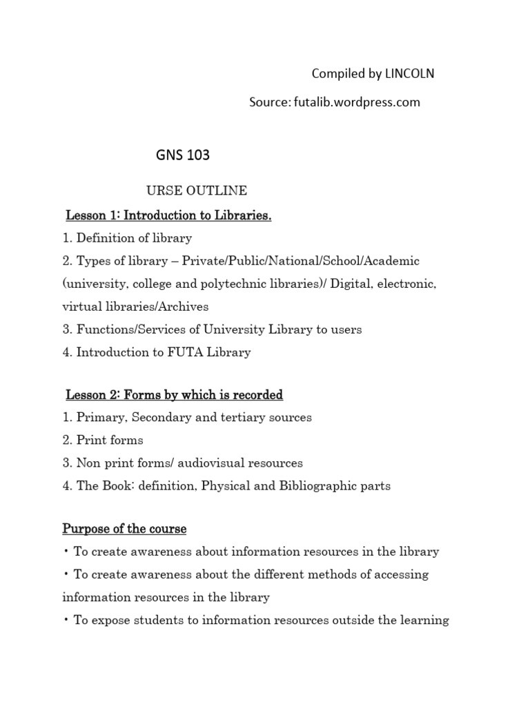 GNS 103 SURE BET NOTE BOOK-1 | PDF | World Wide Web | Internet & Web