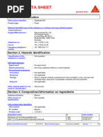 Safety Data Sheet: Sikacrete - 114 | PDF | Water | Toxicity