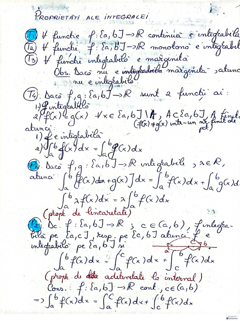 Proprietati Integrala Definita | PDF