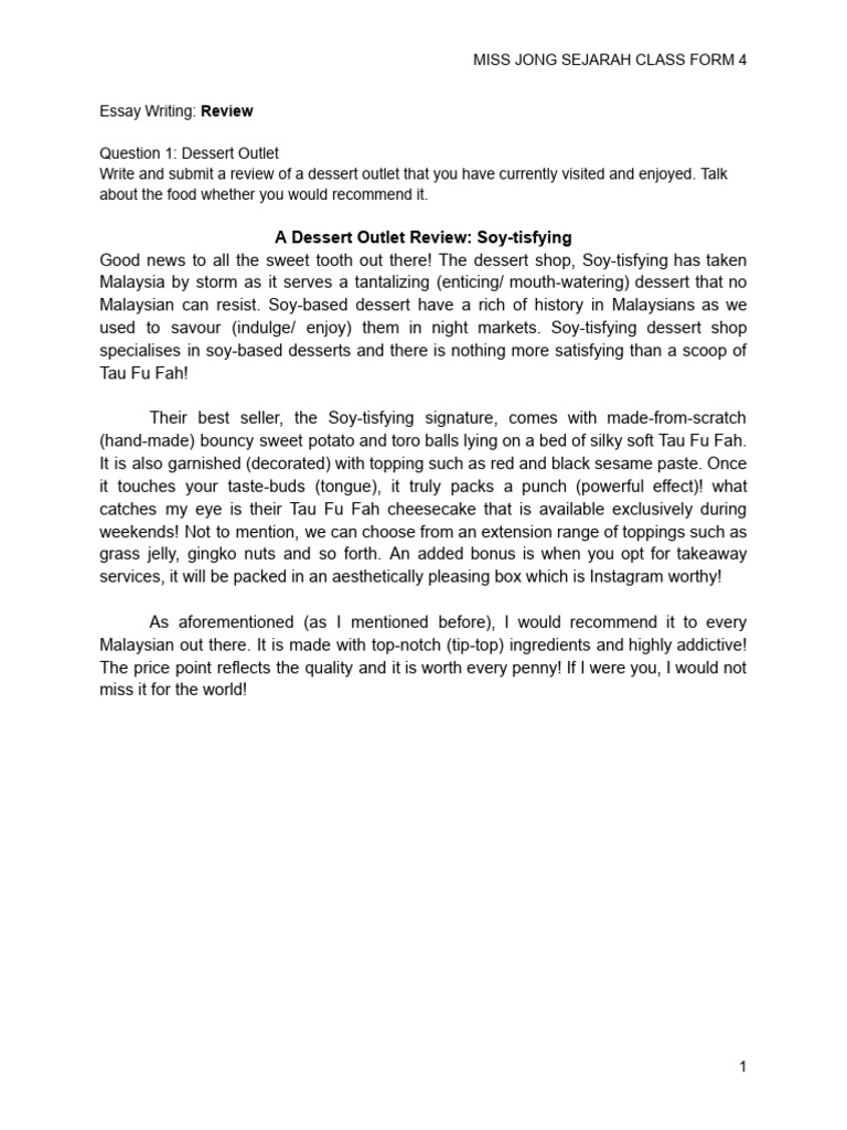 Essay Writing_ Review | PDF