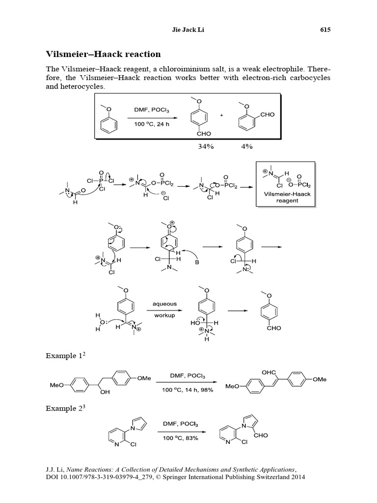 Vilsmeier-Haack Reaction Overview | PDF