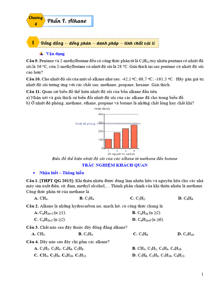 Alkane 1 | PDF