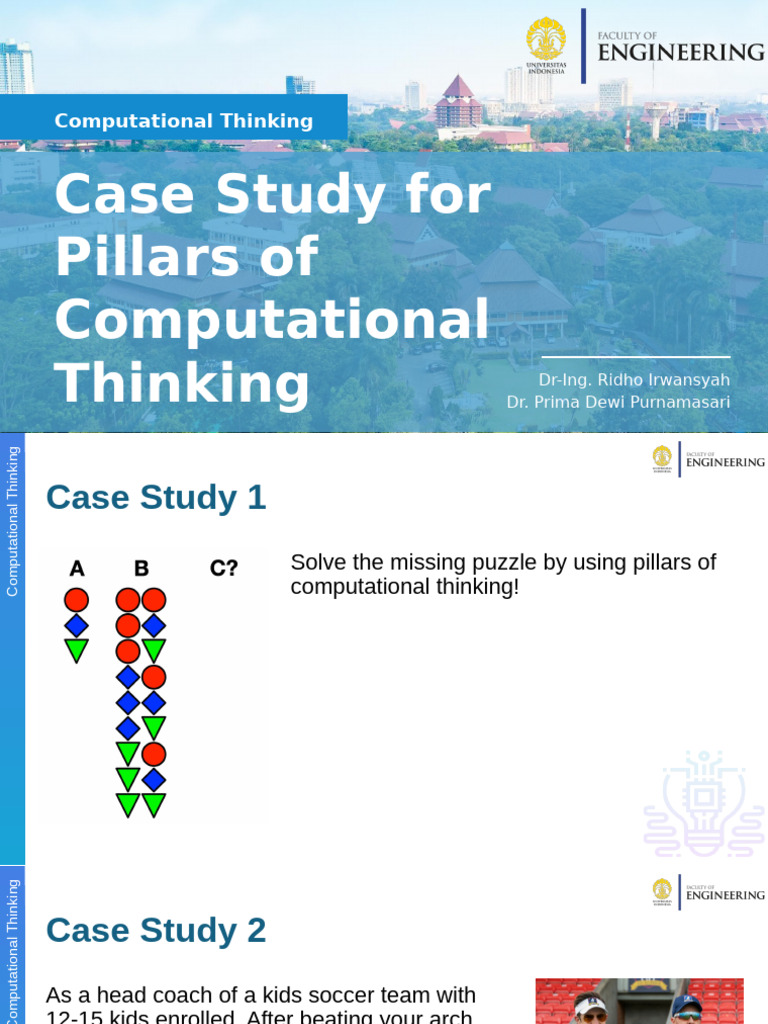 Assignment 1 - Pillars of Computational Thinking_Problem Only | PDF