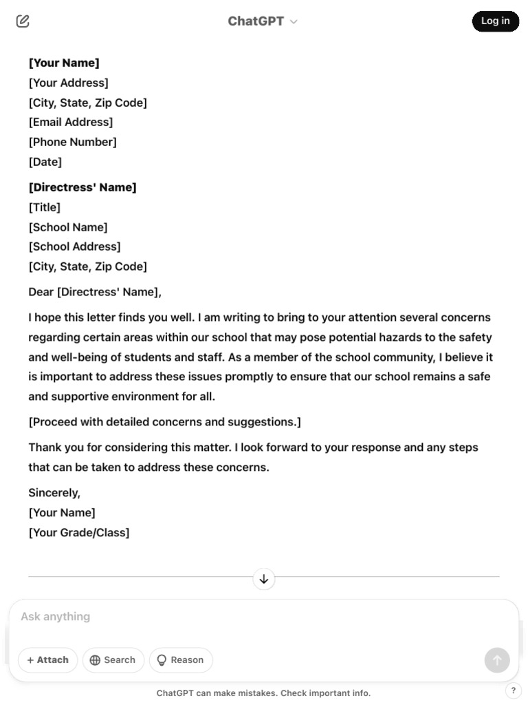 School Safety Letter Tips | PDF