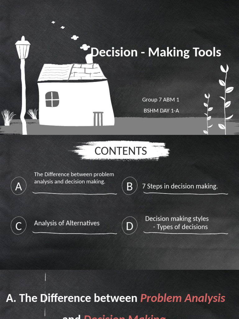 Decision-Making Tools and Styles Guide | PDF | Decision Making ...