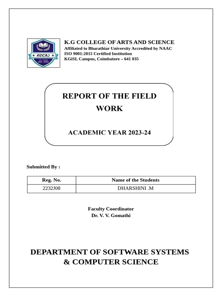 darshini field work | PDF | Computer Programming | Software