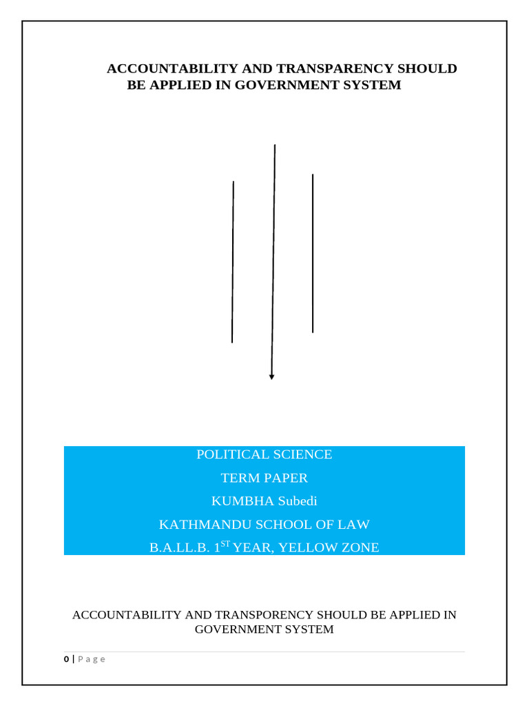 Enhancing Government Accountability in Nepal | PDF | Governance ...