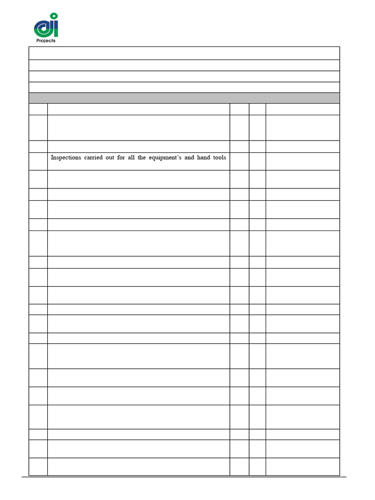 Exb. P266, Rev.2 - Excavation Checklist | PDF | Trench | Safety