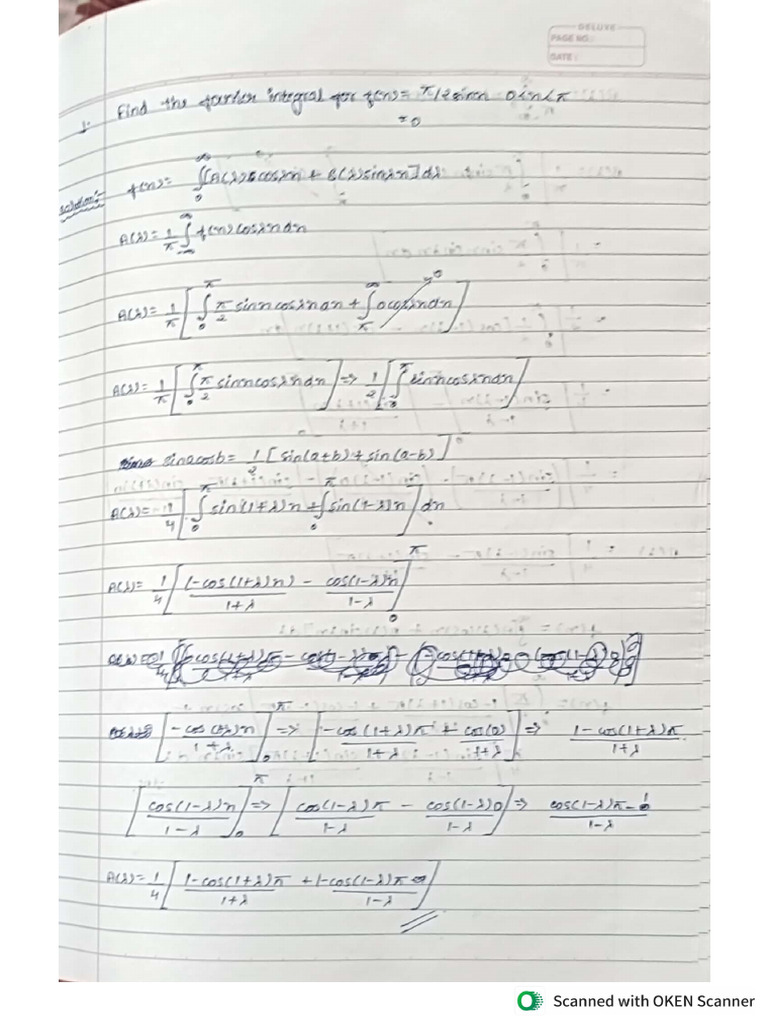Fourier Tutorial Solution | PDF