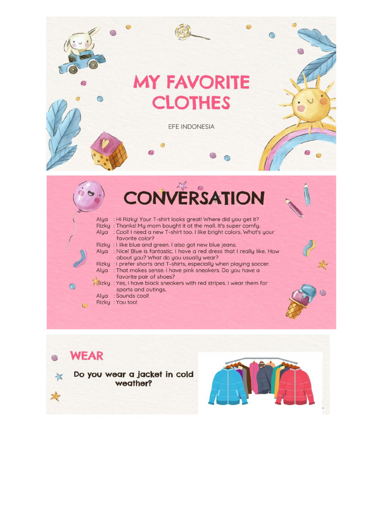 SD-MY FAVORITE CLOTHES - Unlocked | PDF