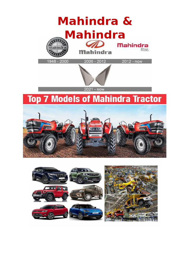 Mahindra & Mahindra | PDF