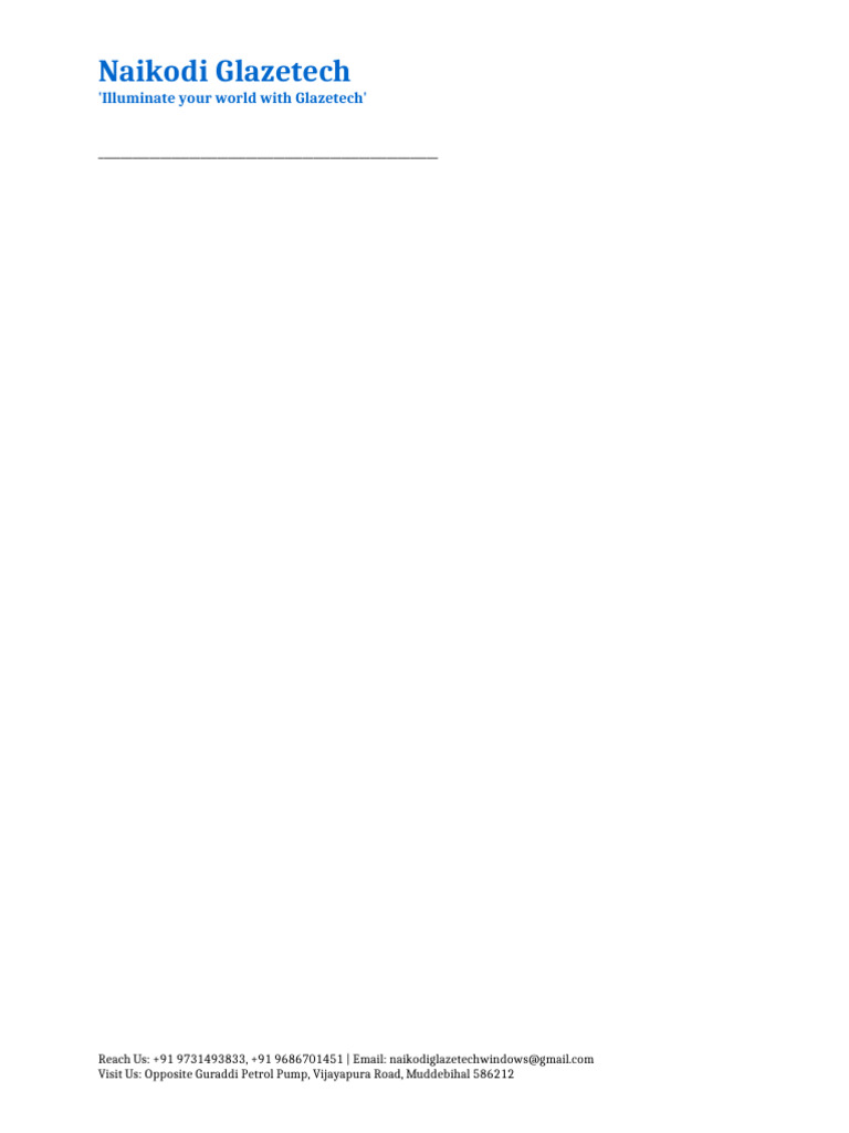 Naikodi Glazetech 10 Formats | PDF