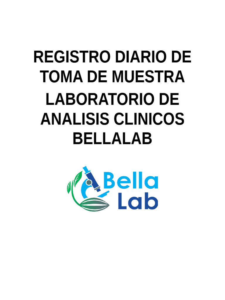 Registro Diario de Toma de Muestra | PDF