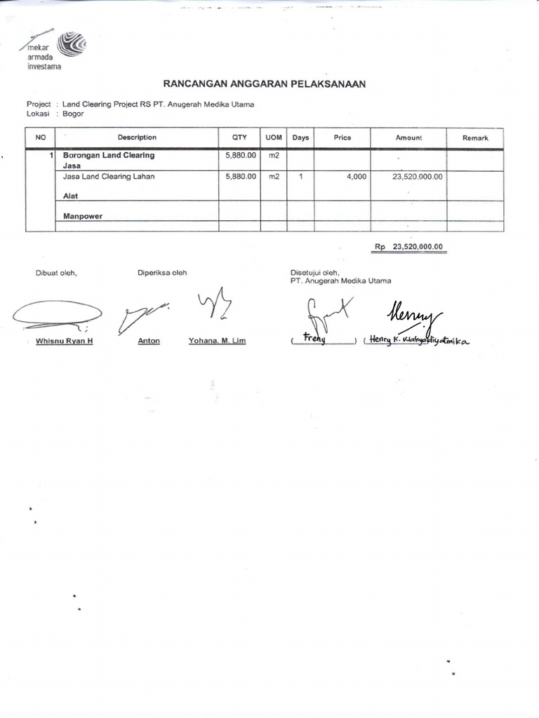 Land Clearing AMU | PDF