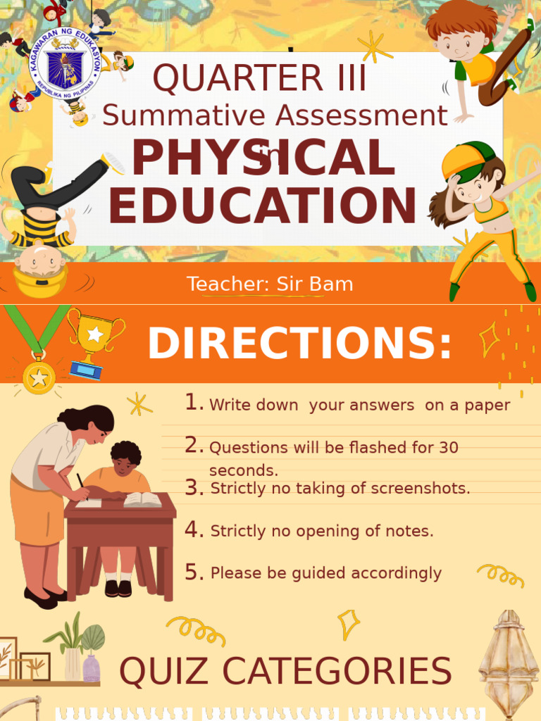 Physical Education Summative Assessment | PDF | Hip Hop Music | Popular ...