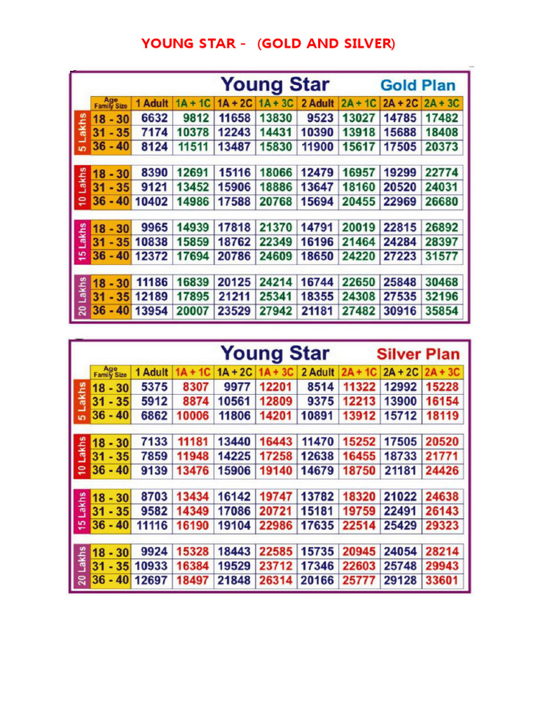 Young Star - GOLD and SILVER | PDF